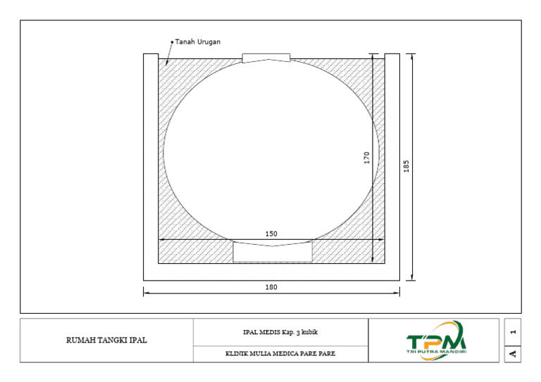 Layout Rumah IPAL 1 | PDF