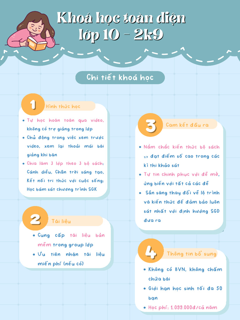 Khoá học toàn diện lớp 10 - 2k9 | PDF