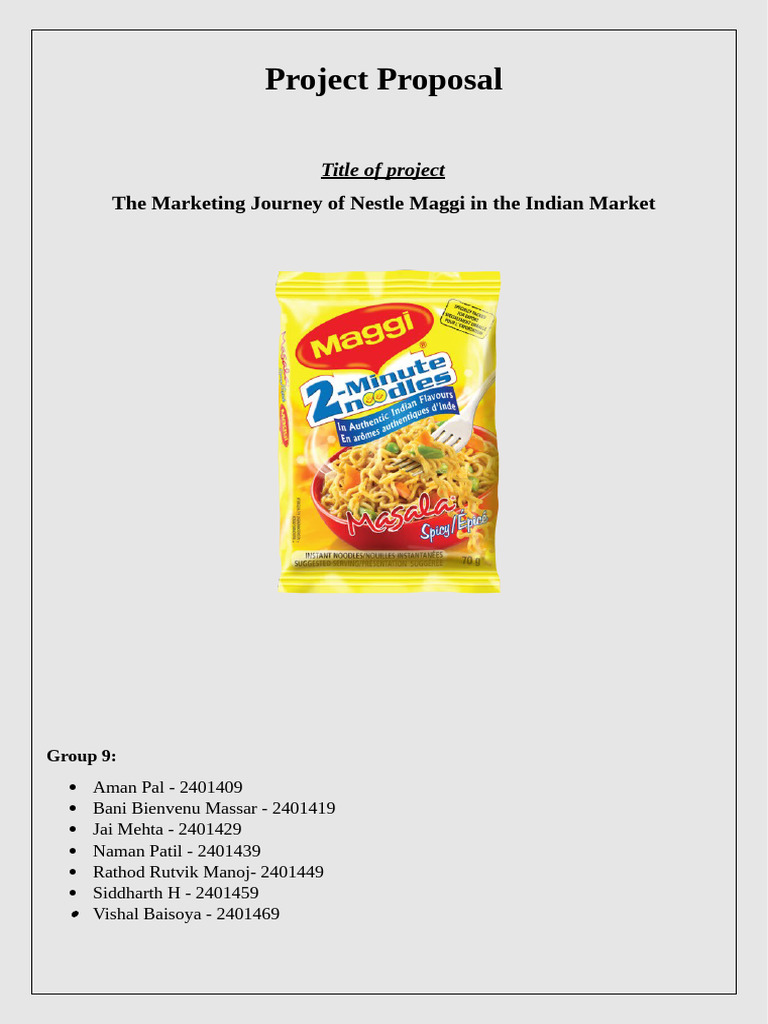 Group09 MM Project Proposal | PDF | Swot Analysis | Marketing