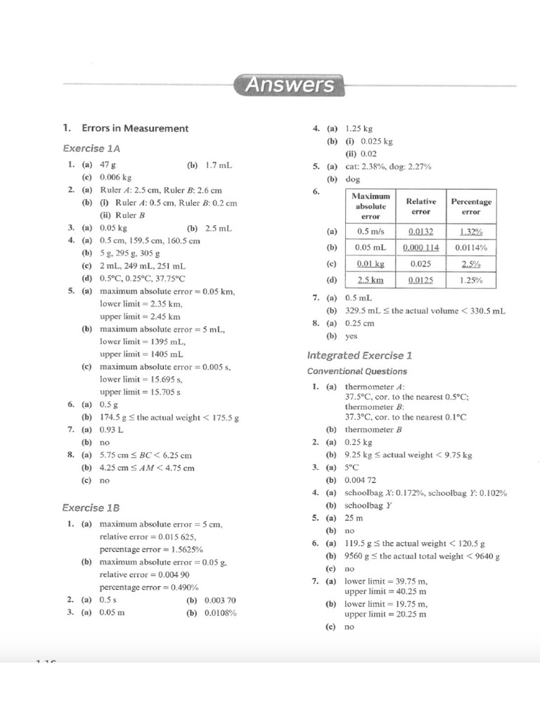 2A Workbook Answer | PDF