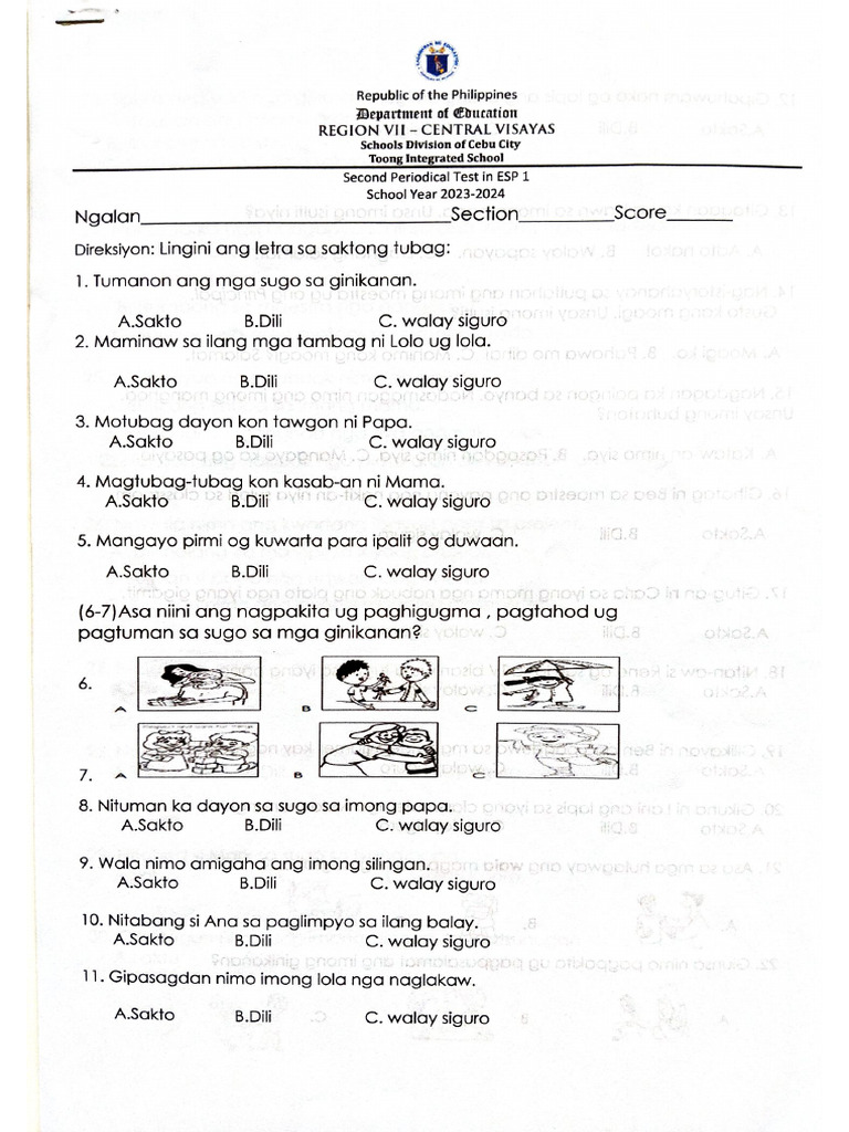 2nd Esp -Reviewer | PDF