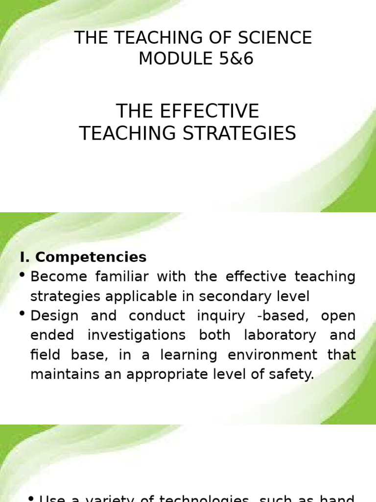 MODULE 5 6TEACHING OF SCIENCE PPT Autosaved | PDF | Methodology | Science