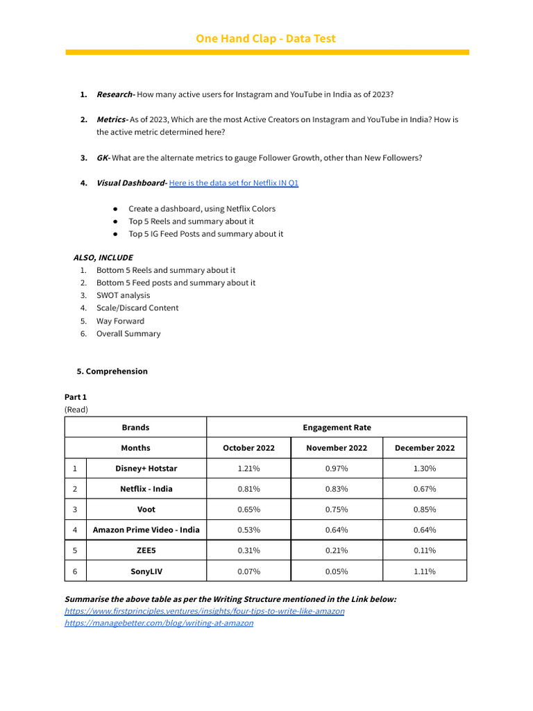 OHC Data Test ️ - 2023 (1) | PDF | World Wide Web | Internet & Web
