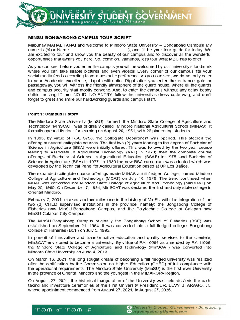 Campus Tour Guide (1) | PDF