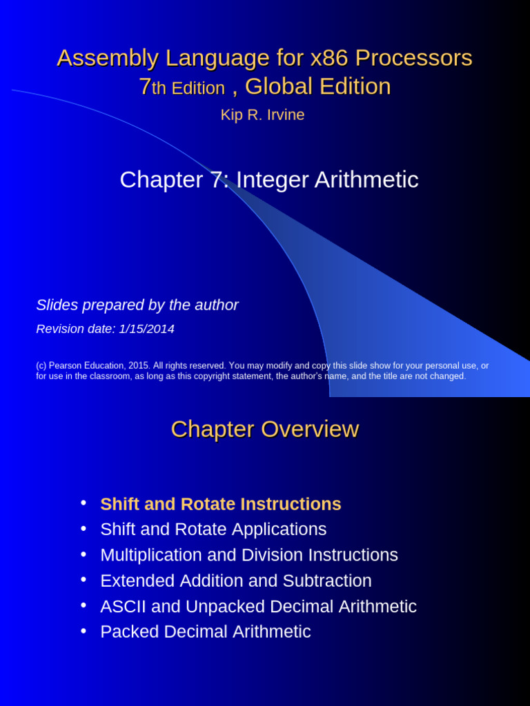 chapt_07 | PDF | Assembly Language | Binary Coded Decimal