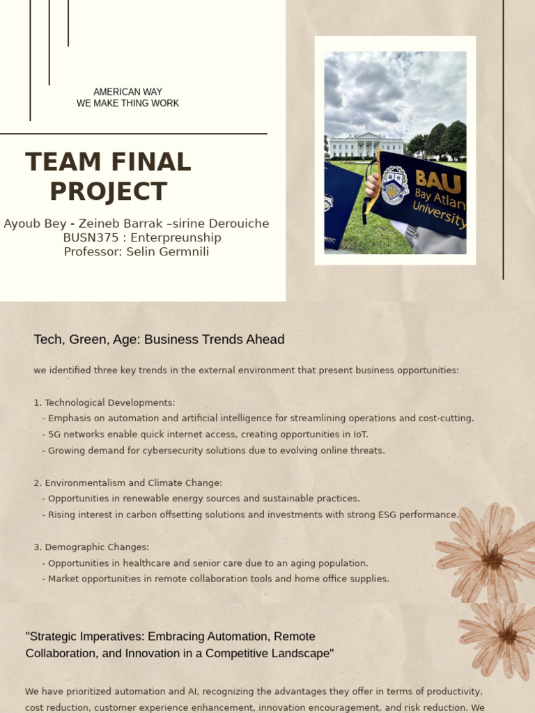 Final Report Presentation | PDF | Brand | Marketing