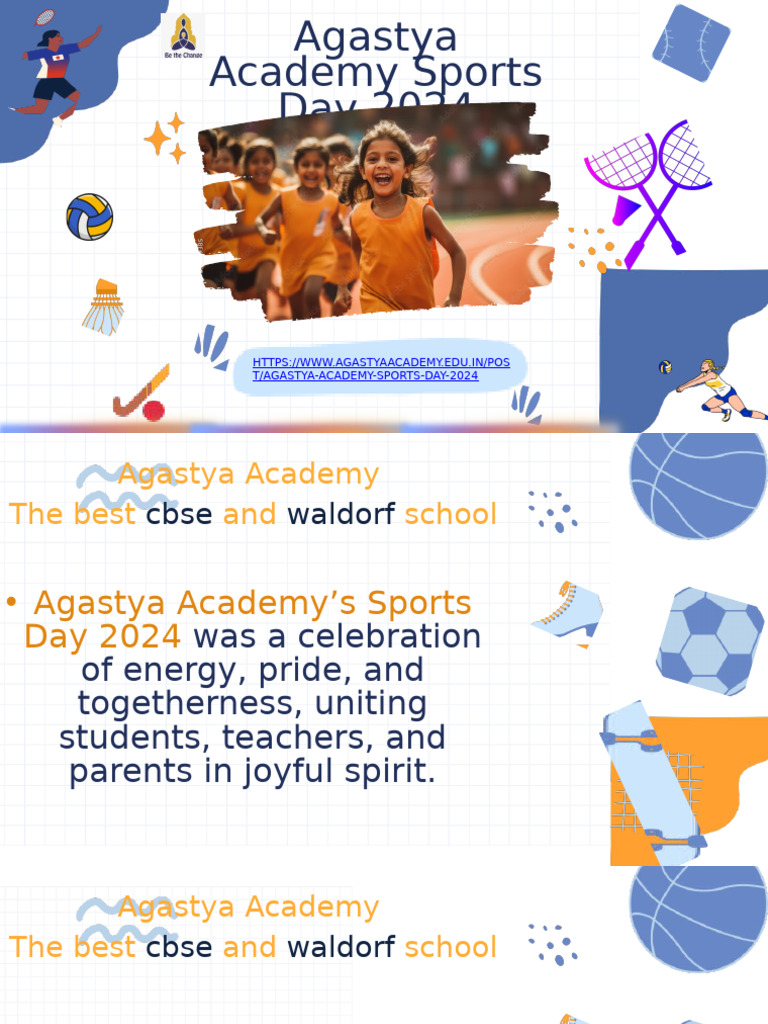 Sports Day 2024 Agastya Academy | PDF