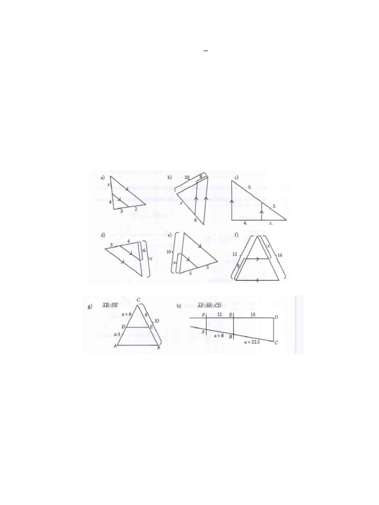 Teorema de Tales | PDF