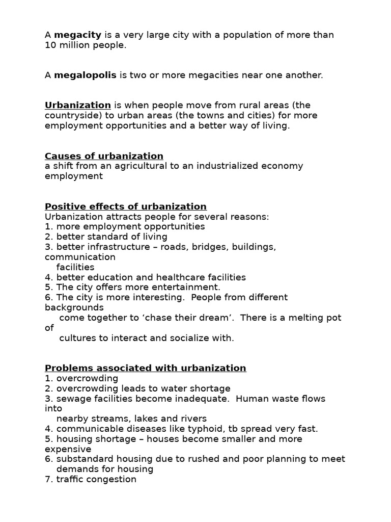 WK 16 Writing An Opinion Essay | PDF | Urbanization | Slum