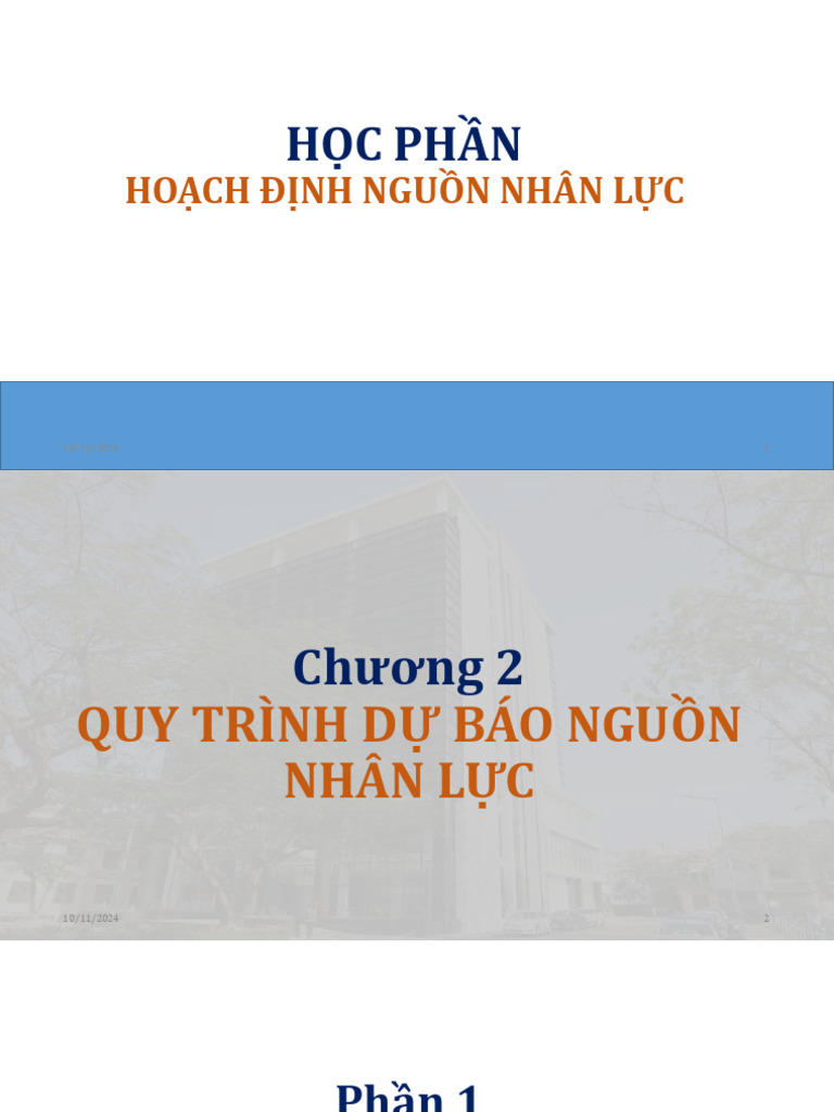 Chương 2 Quy Trình D Báo Ngu N Nhân L C | PDF