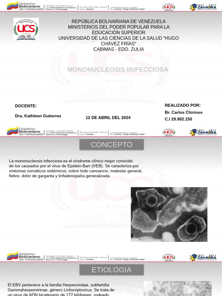 Mononucleosis Infecciosa: Síntomas y Tratamiento | PDF | Virus ...
