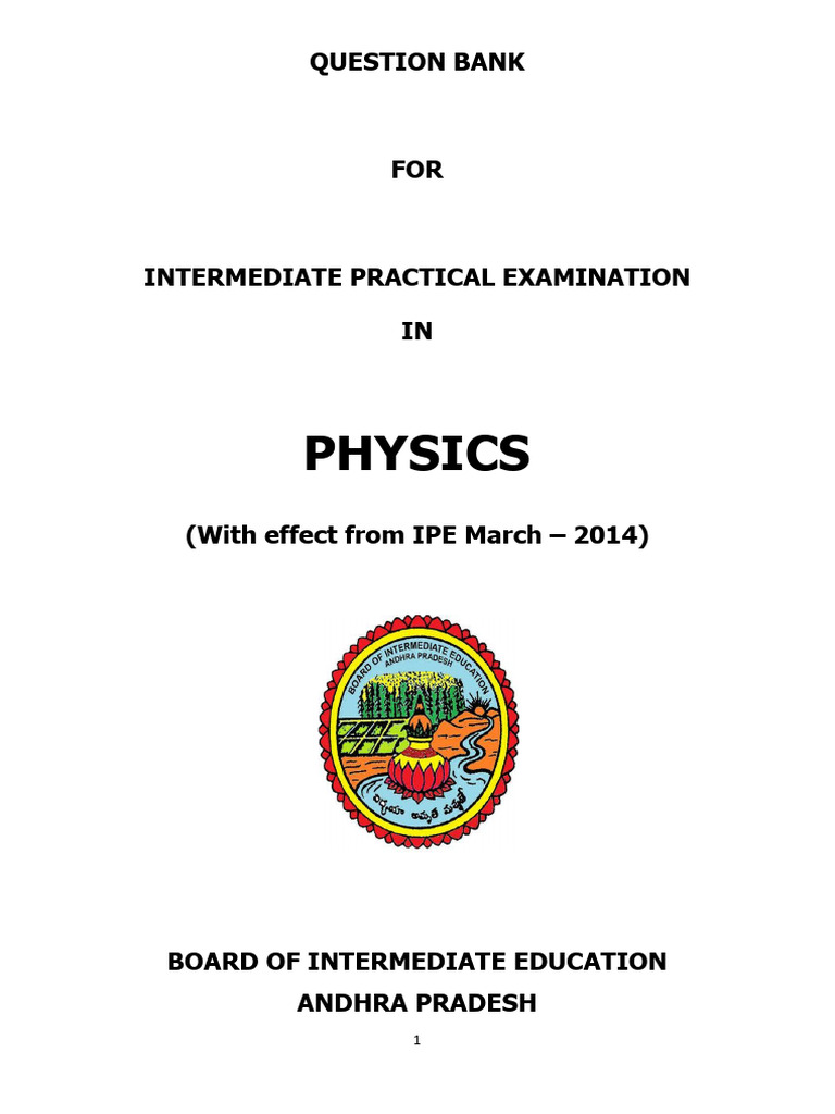 Phy-Practical QB-W.E.F-2014 | PDF