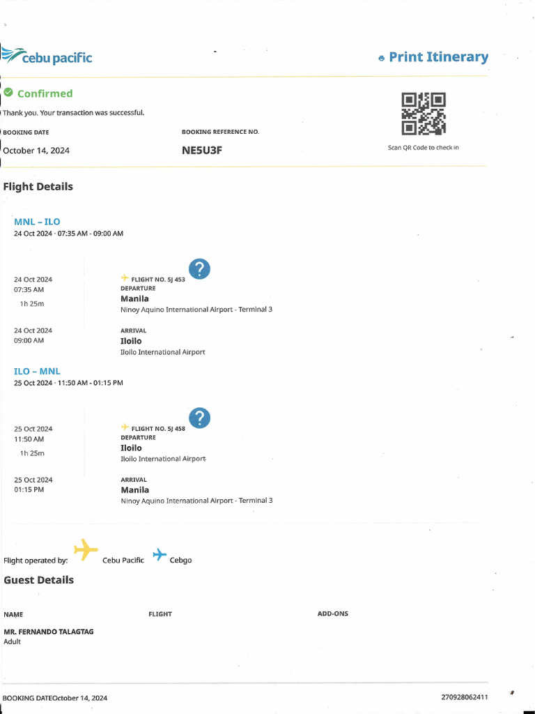 Cebu Pac 10 24 2024 - 1 | PDF