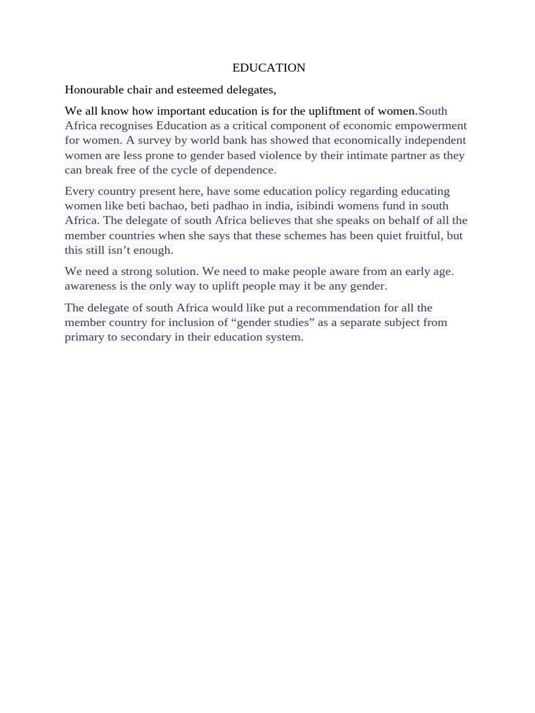 Education Mod Sa | PDF | Violence Against Women | Gender Studies