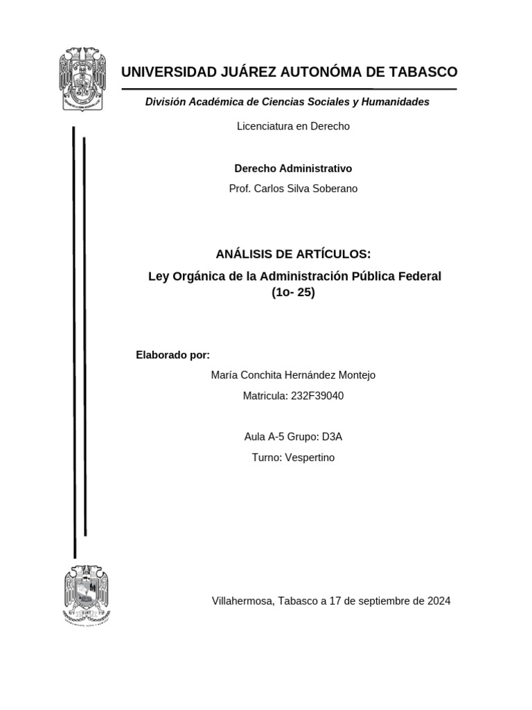 LOAPF Análisis | PDF | Administración Pública | Ejecutivo (gobierno)