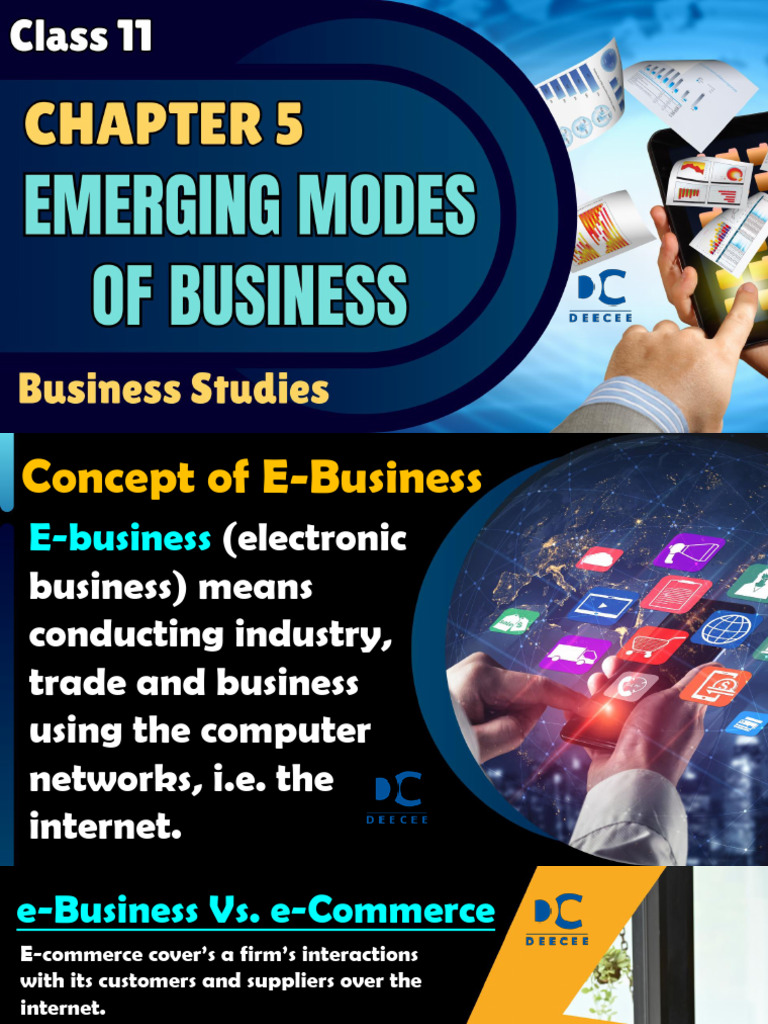 Emerging Modes of Business | PDF | Electronic Business | E Commerce