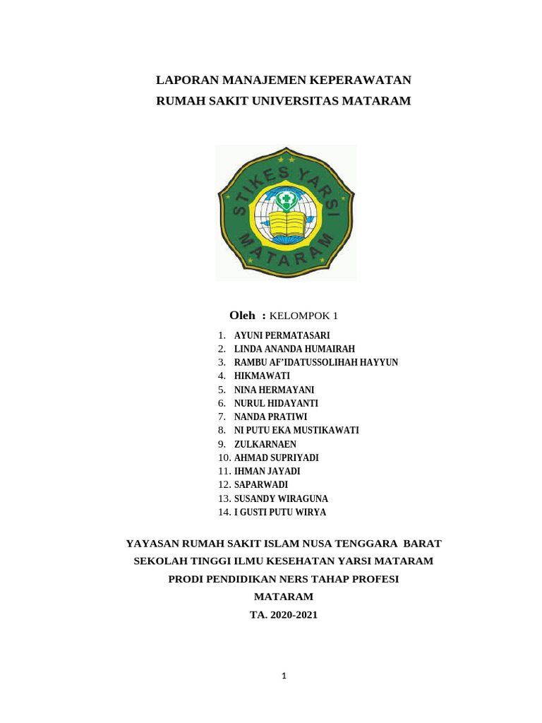 Contoh Laporan - Manajemen - Fix | PDF | Karier & Perkembangan