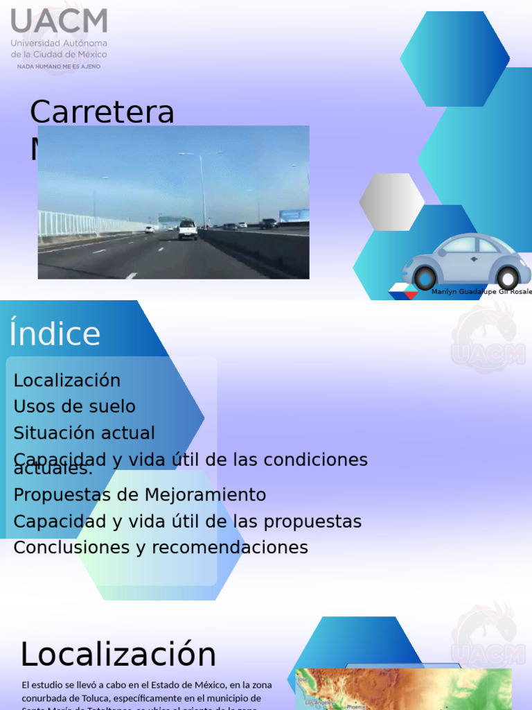 PRESENTACIÓN DE MULTICARRIL - Gil Marilyn | PDF | La carretera | Transporte