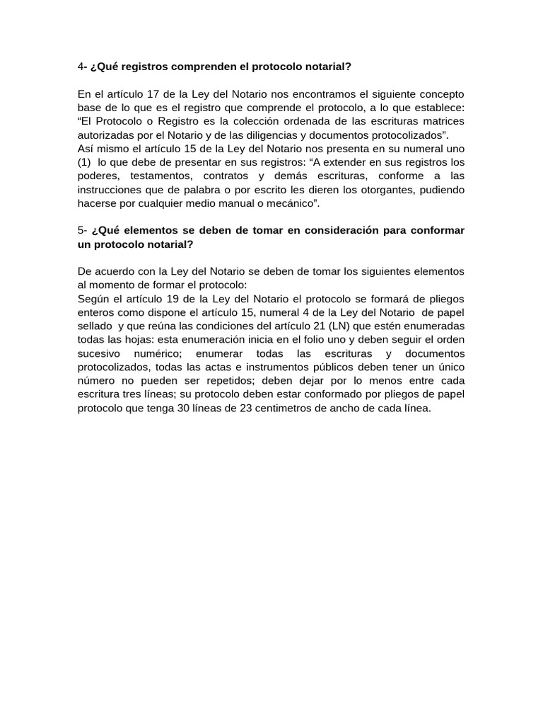 Practica Notarial 1 | PDF | Derecho