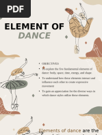 Elements of Movement in Dance | PDF | Dances | Emotions