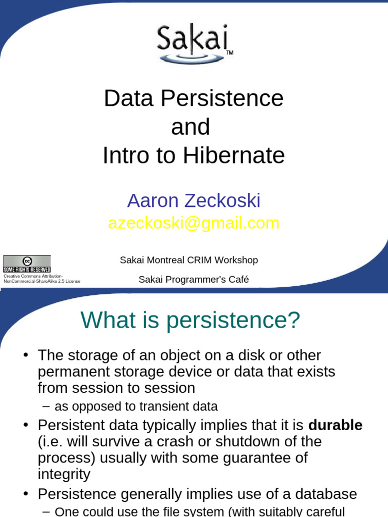 Hibernate Data Persistence Guide | PDF | Computing | Software Development