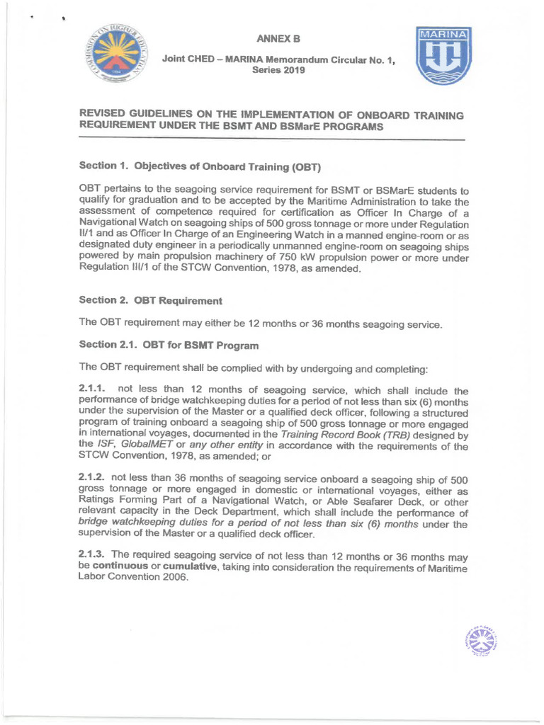 JCMMC 01 Annex K | PDF