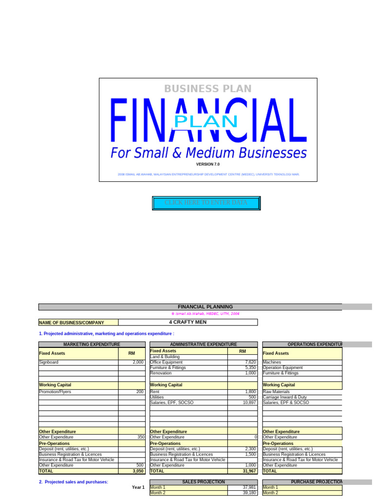 Fin Plan Ent300 v7 (2) | PDF | Depreciation | Book Value