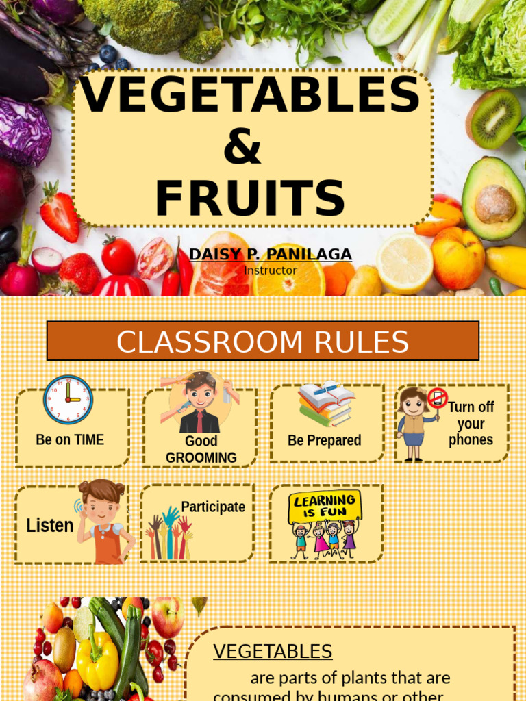 VEGETABLES AND FRUITS | PDF