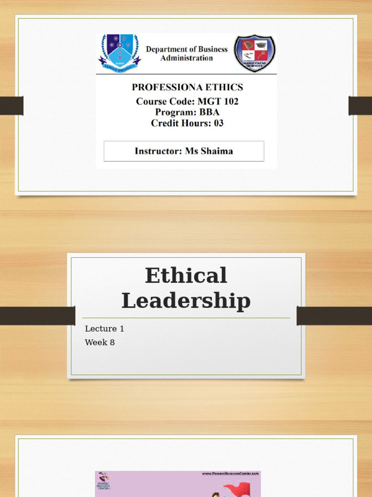 Ethics Week 8 Lecture 1 | PDF
