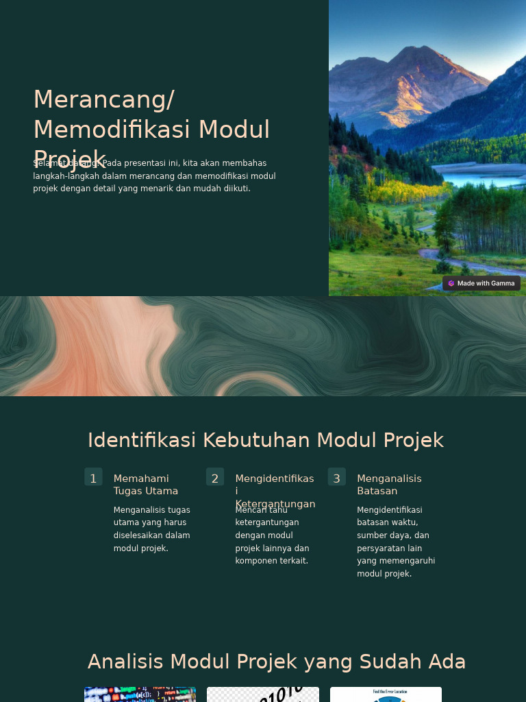 Panduan Desain Modul Projek Efektif | PDF