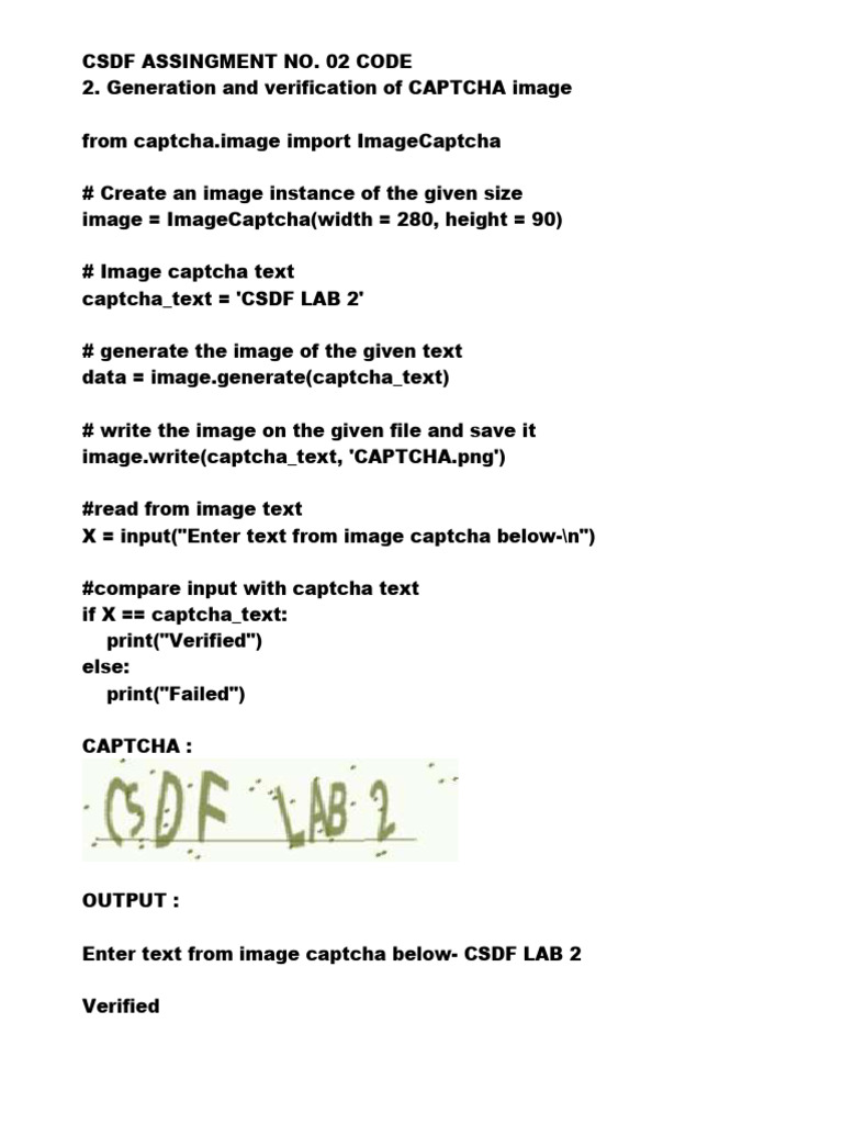 CSDF Assignment No - 02 Code | PDF