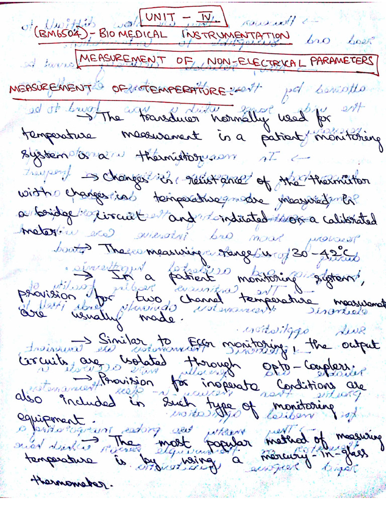 BMI UNIT 4 Hand Written | PDF