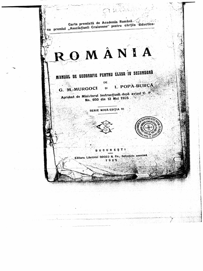 Manual Vechi-Geografie | PDF