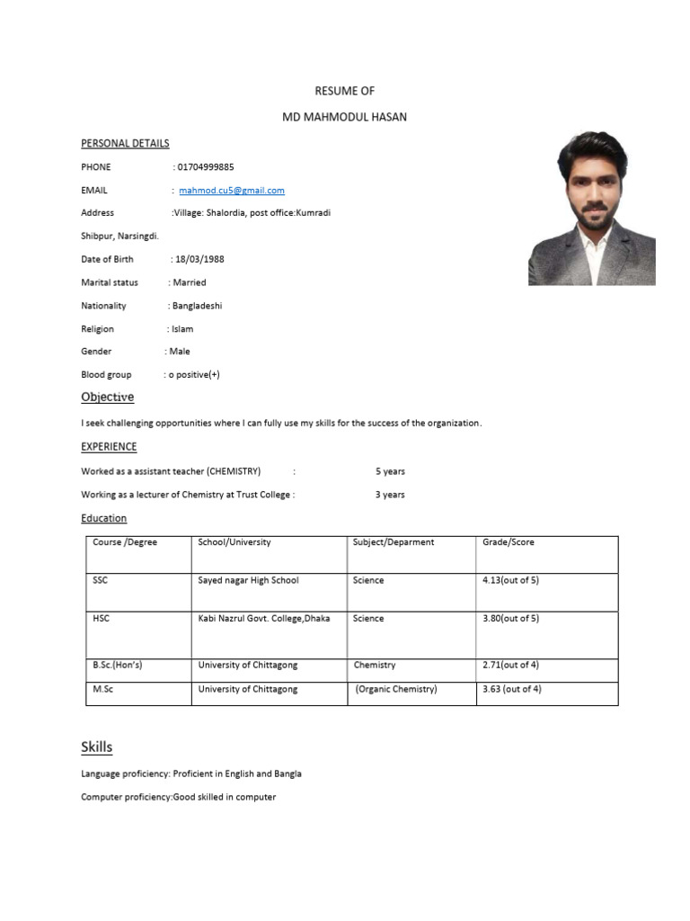 Ma Resume | PDF