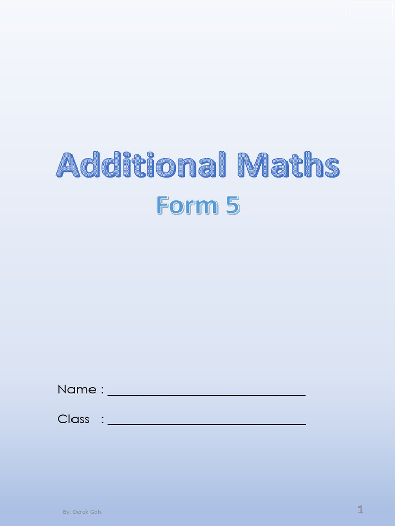 F5 Addmaths Chapter 1 Notes | PDF | Circle | Trigonometry