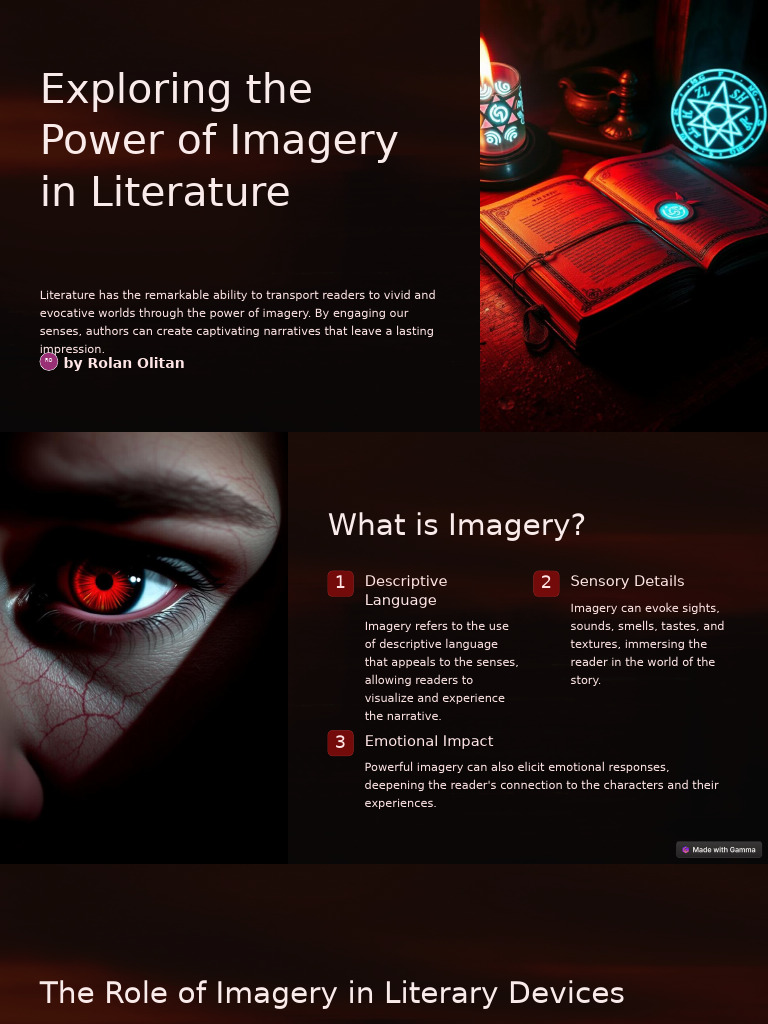Exploring The Power of Imagery in Literature 1 | PDF | Metaphor | Moby Dick