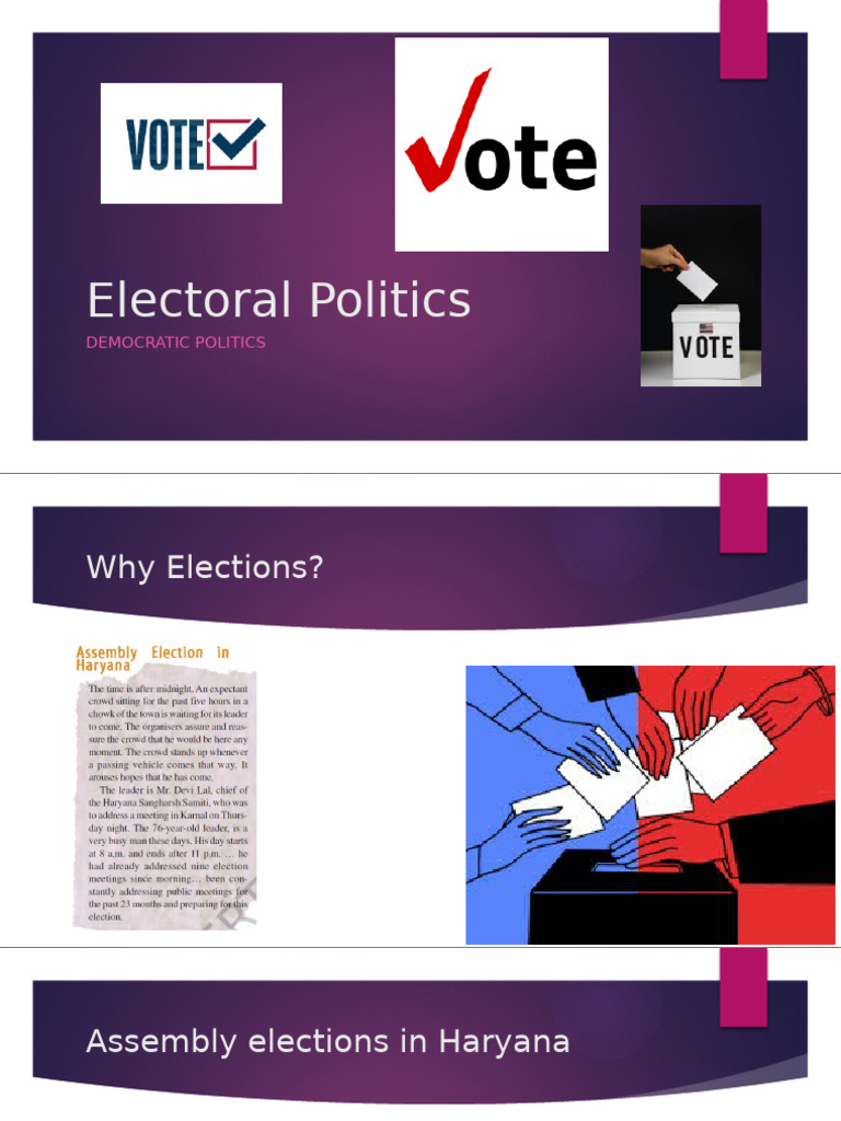 Chap - 3 Electoral Politics | PDF | Voting | Elections
