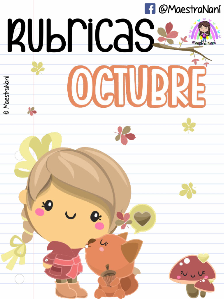 Rubricas Octubre Maestra Nani 2024 | PDF | Higiene | Alimentos