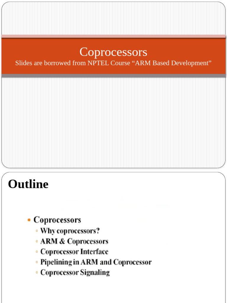Slide 12, 13 (Coprocessor) | PDF | Technology & Engineering