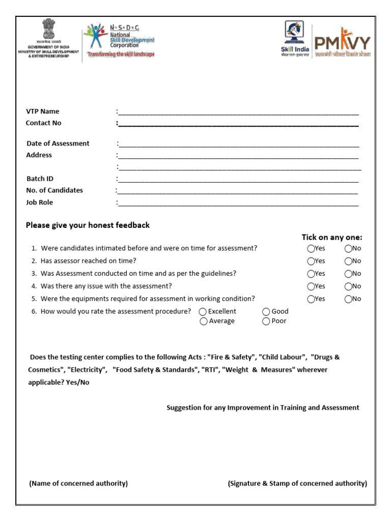 10. TP Feedback Form | PDF