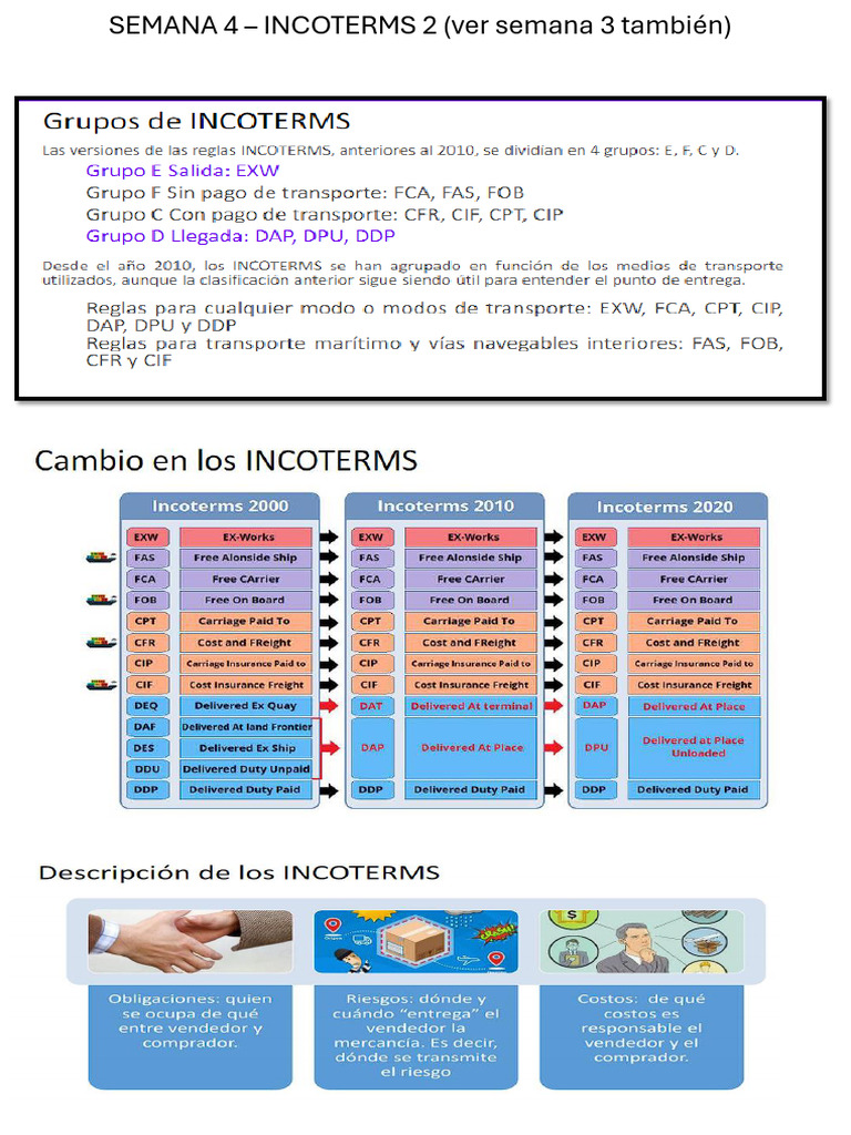SEMANA 4 - Incoterms 2 | PDF
