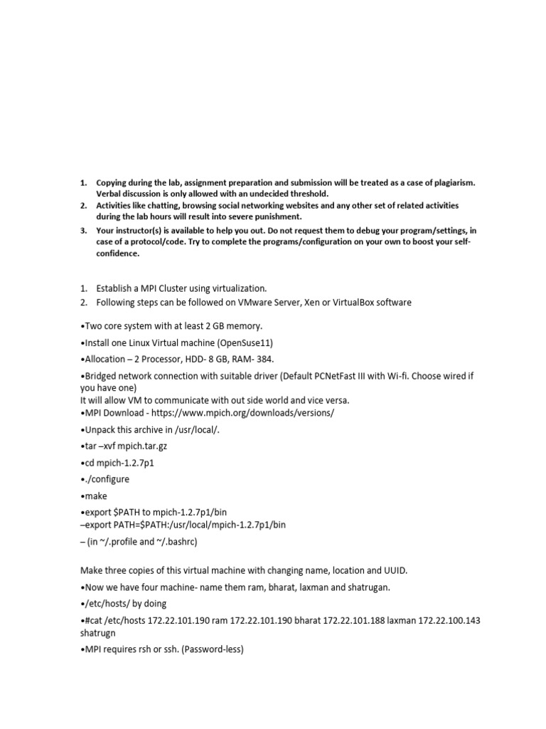 Lab Experiment 2 Pdf Virtual Machine Secure Shell