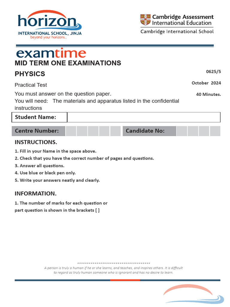 MOT-01 Yr 11 Phy 5 - 10 COPIES... FINAL | PDF | Optics