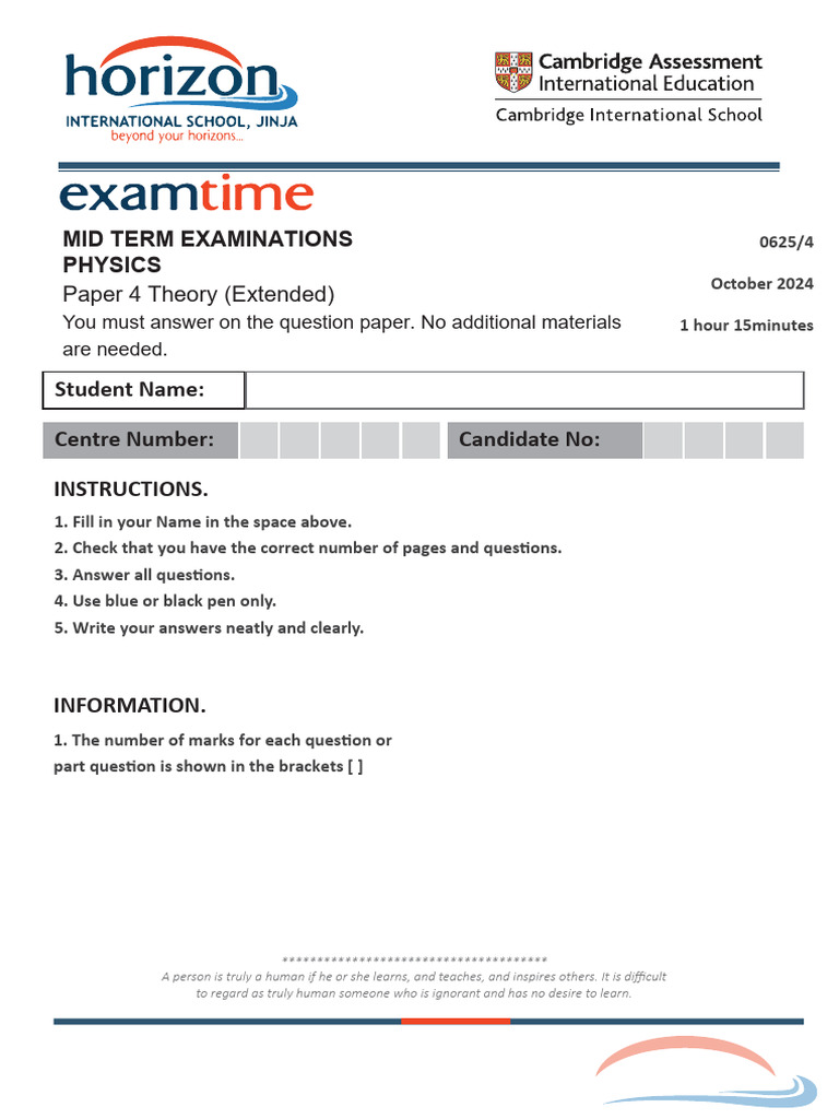 MOT-01 Yr 11 Phy 4 - 10 COPIES... FINAL | PDF | Refraction | Light