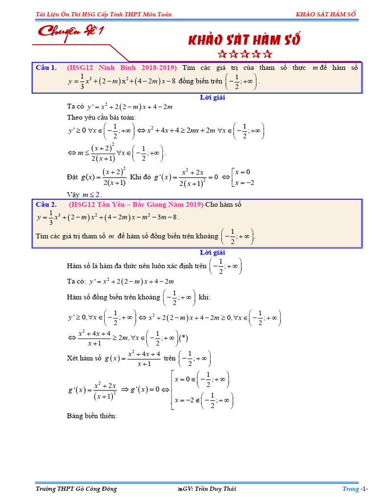1.KHAO SAT HAM SO | PDF