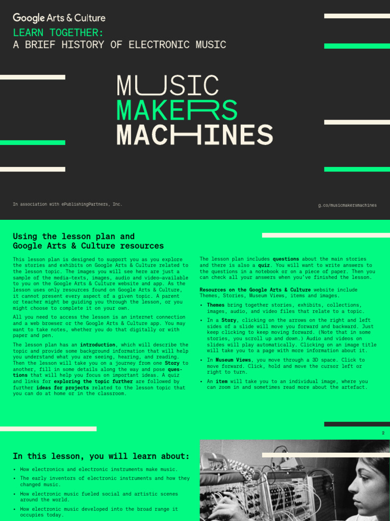 A Brief History of Electronic Music | PDF | Synthesizer | Electronic Music
