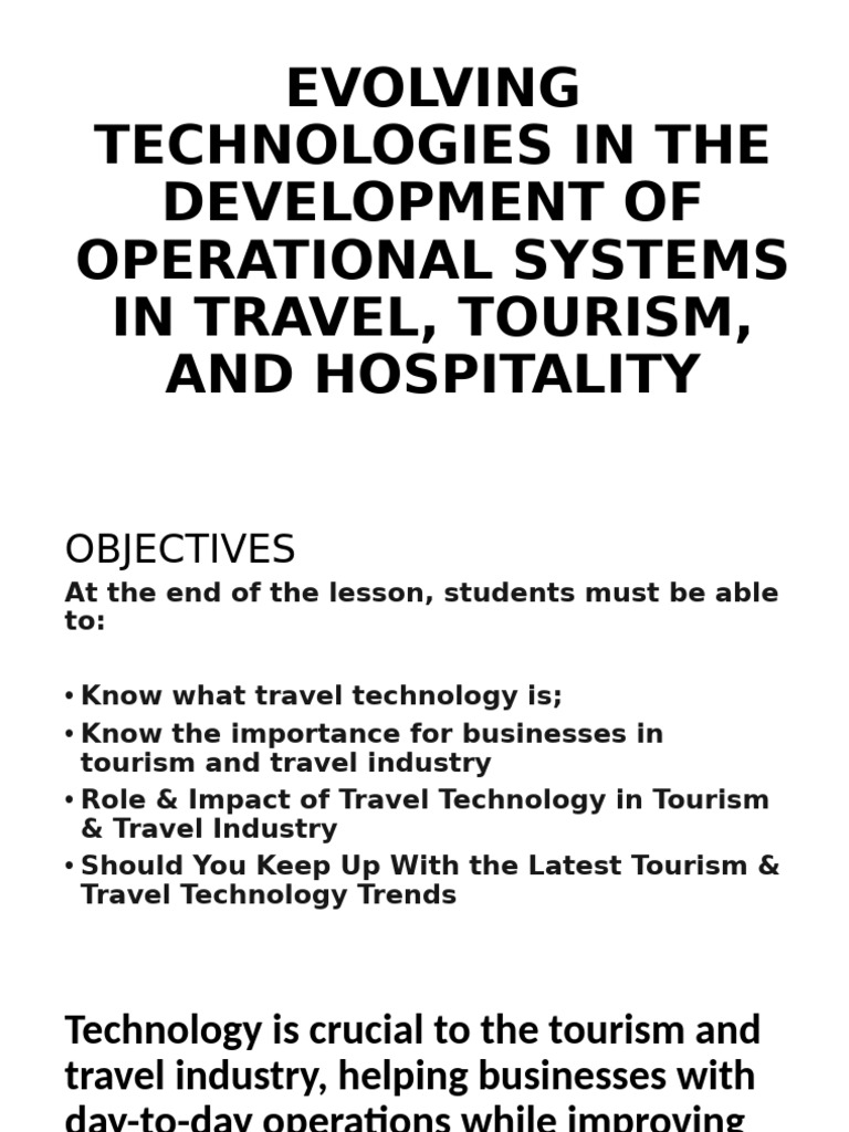 Evolving Technologies in The Development of Operational Systems | PDF ...