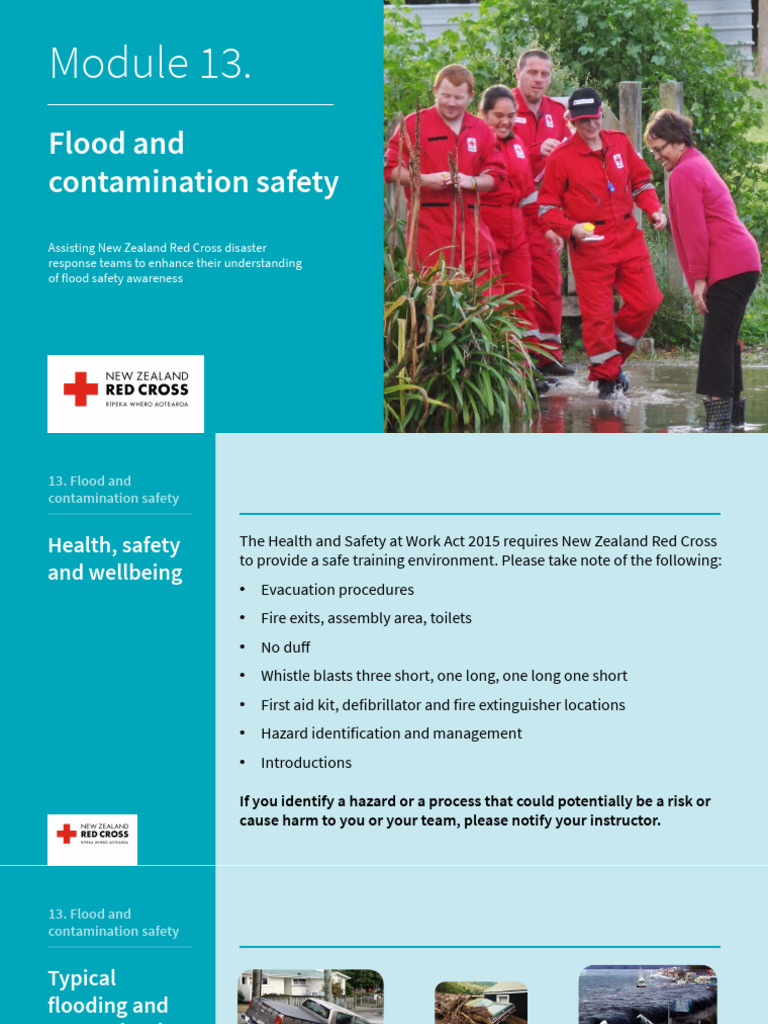 Module 13 Training Powerpoint-Flood and Contamination Safety | PDF ...