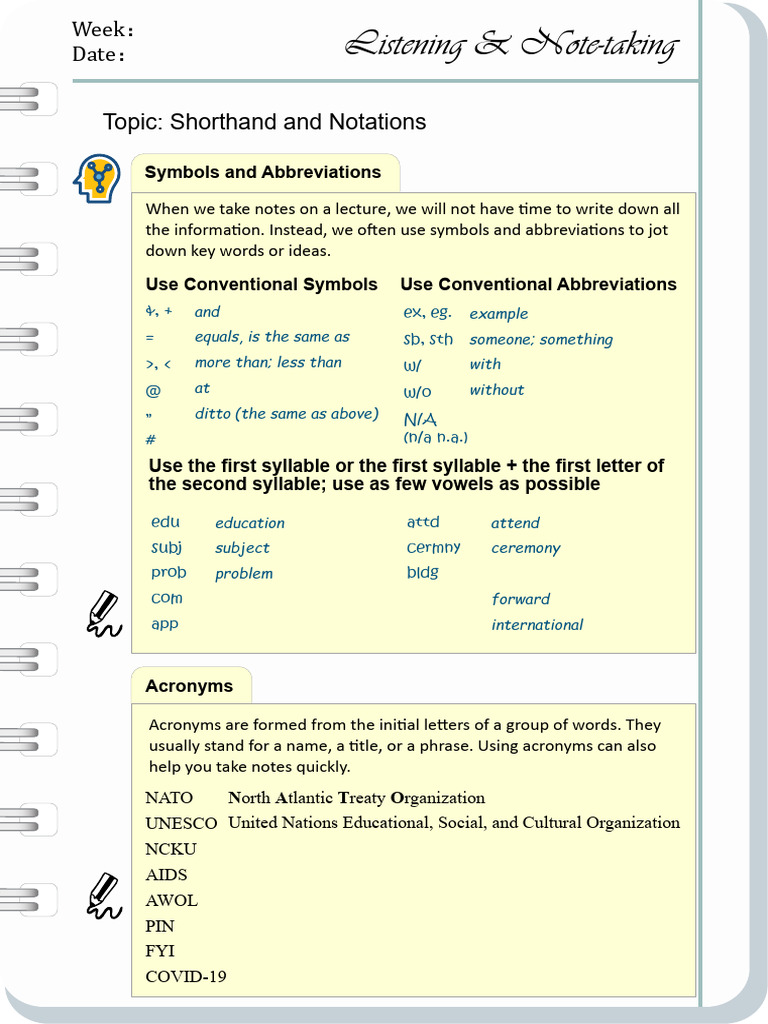 Shorthand and Notation Techniques | PDF | Notation | Writing