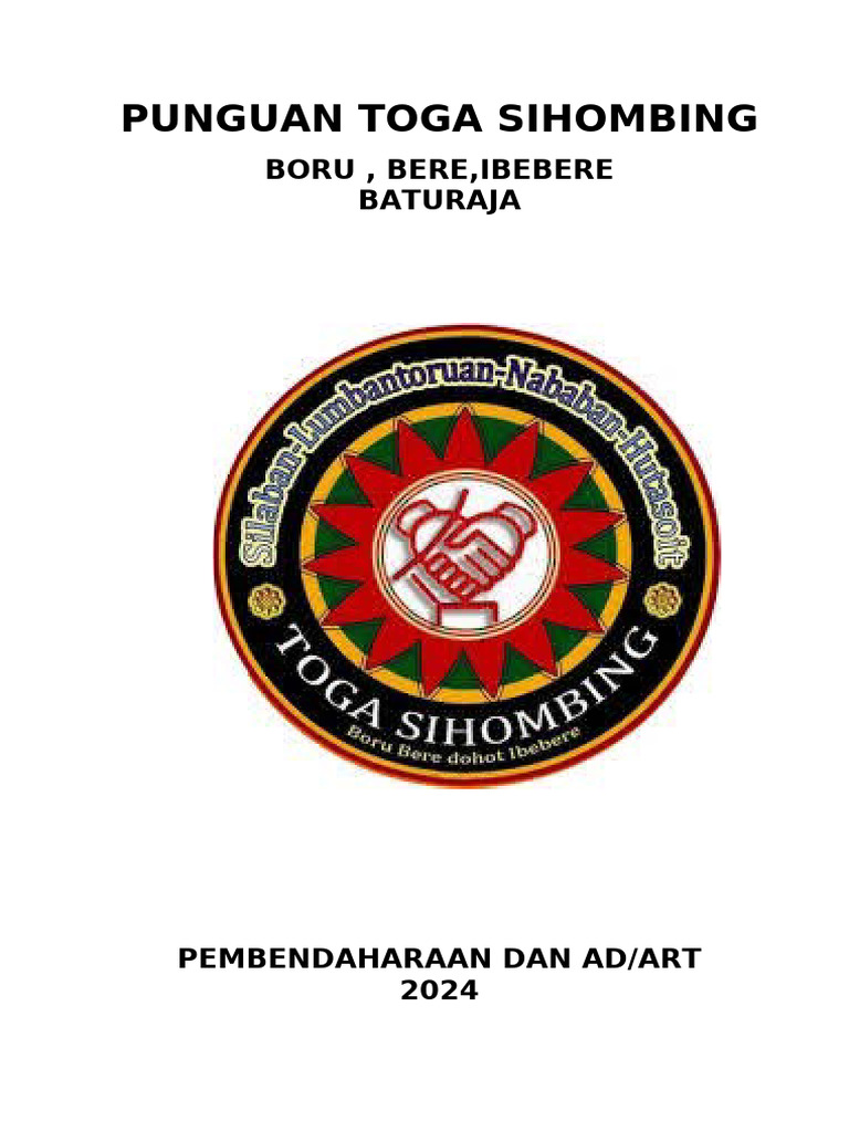 Cover PUNGUAN TOGA SIHOMBING 2024 | PDF | Memasak, Makanan, & Anggur